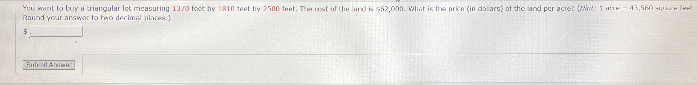 Solved Round your answer to two decimal places.)$ | Chegg.com