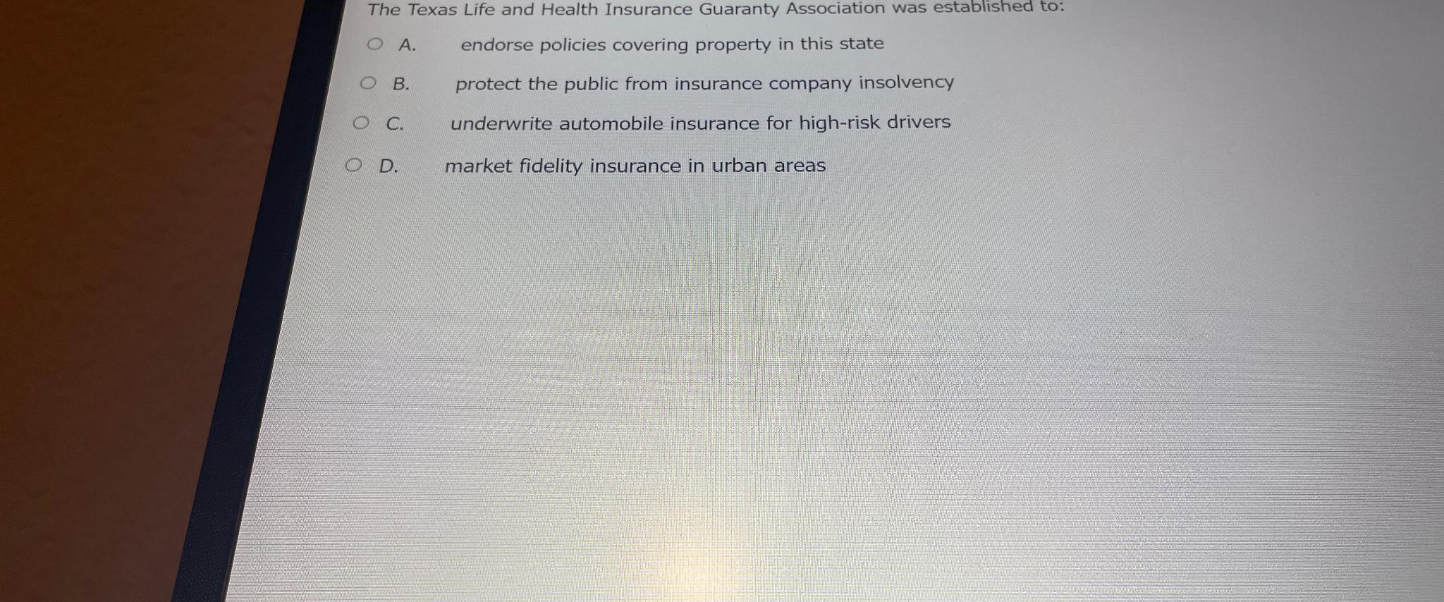 Texas Life And Health Insurance Exam Questions And Answers I Texas Life And Health Insurance Exam Questions And Answers I