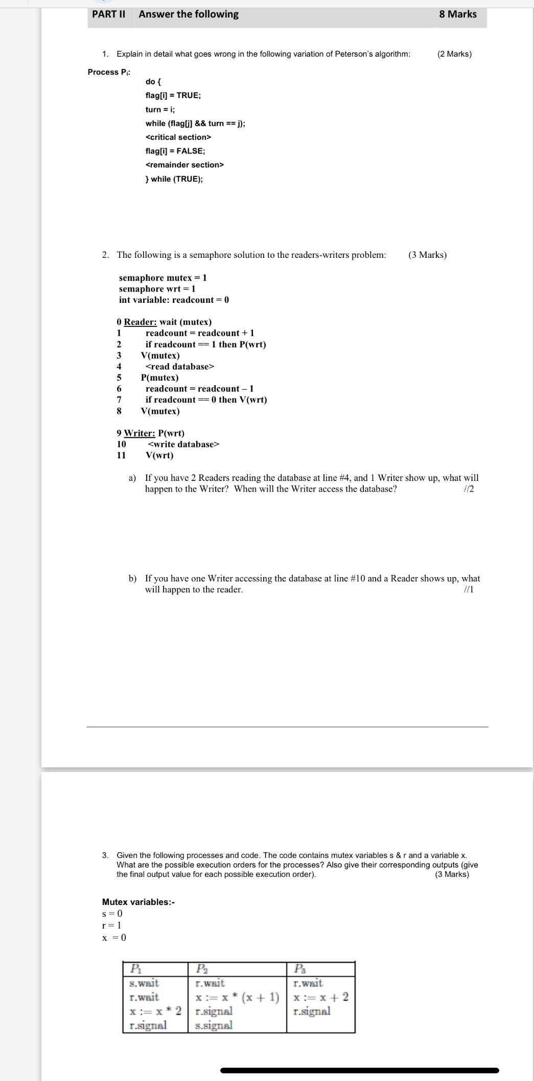 Solved Consider the following code segment: [ | Chegg.com