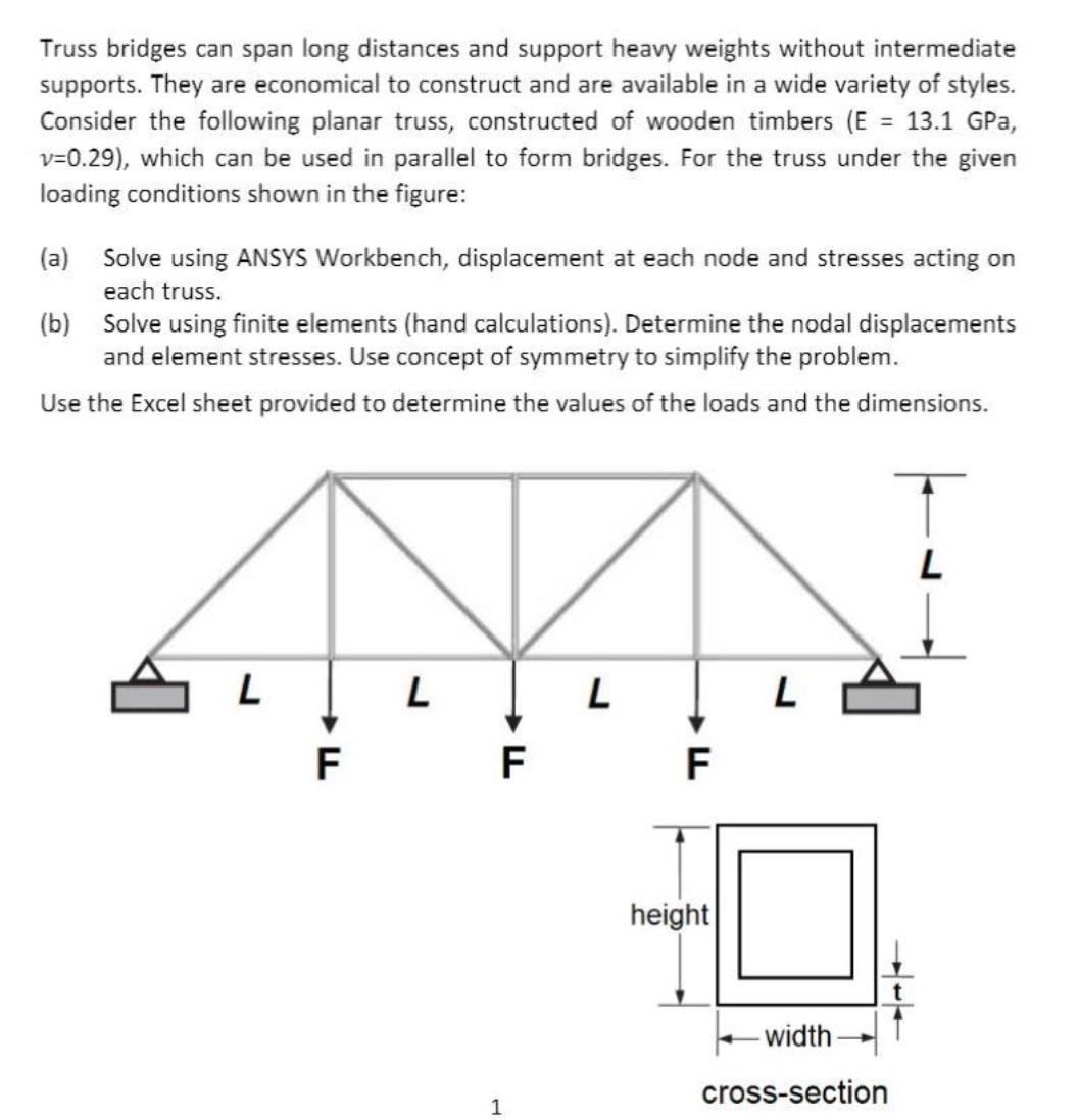 Solved Truss bridges can span long distances and support | Chegg.com