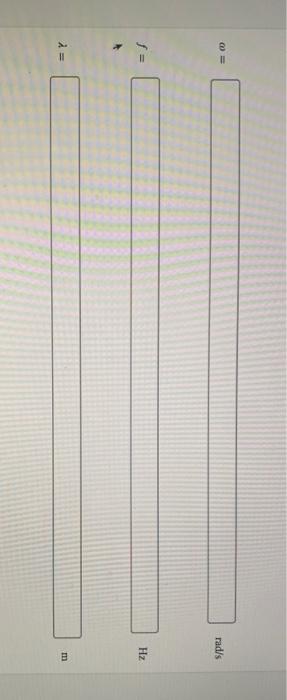 Solved Calculate the angular wave number k of an | Chegg.com