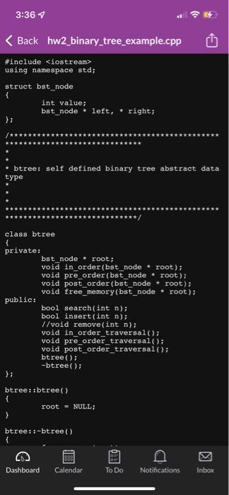Solved please do it on C++ and to implement the above | Chegg.com