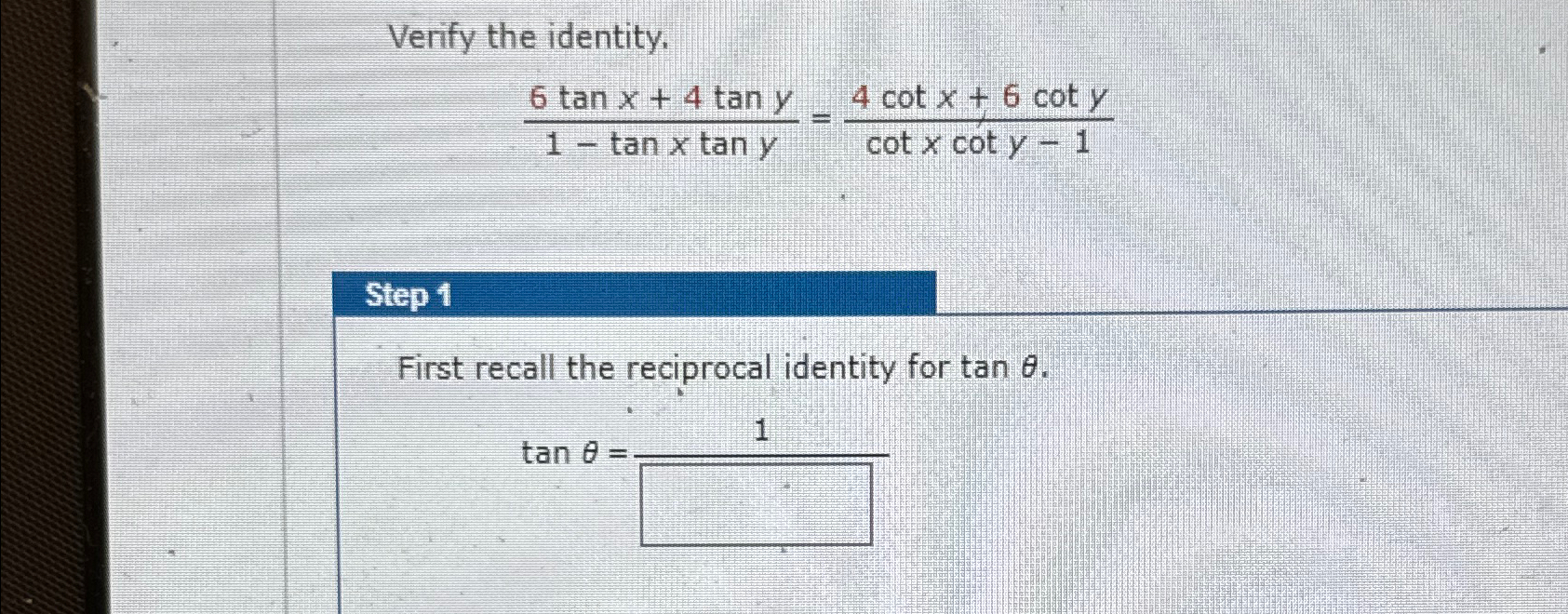 Solved Verify the | Chegg.com