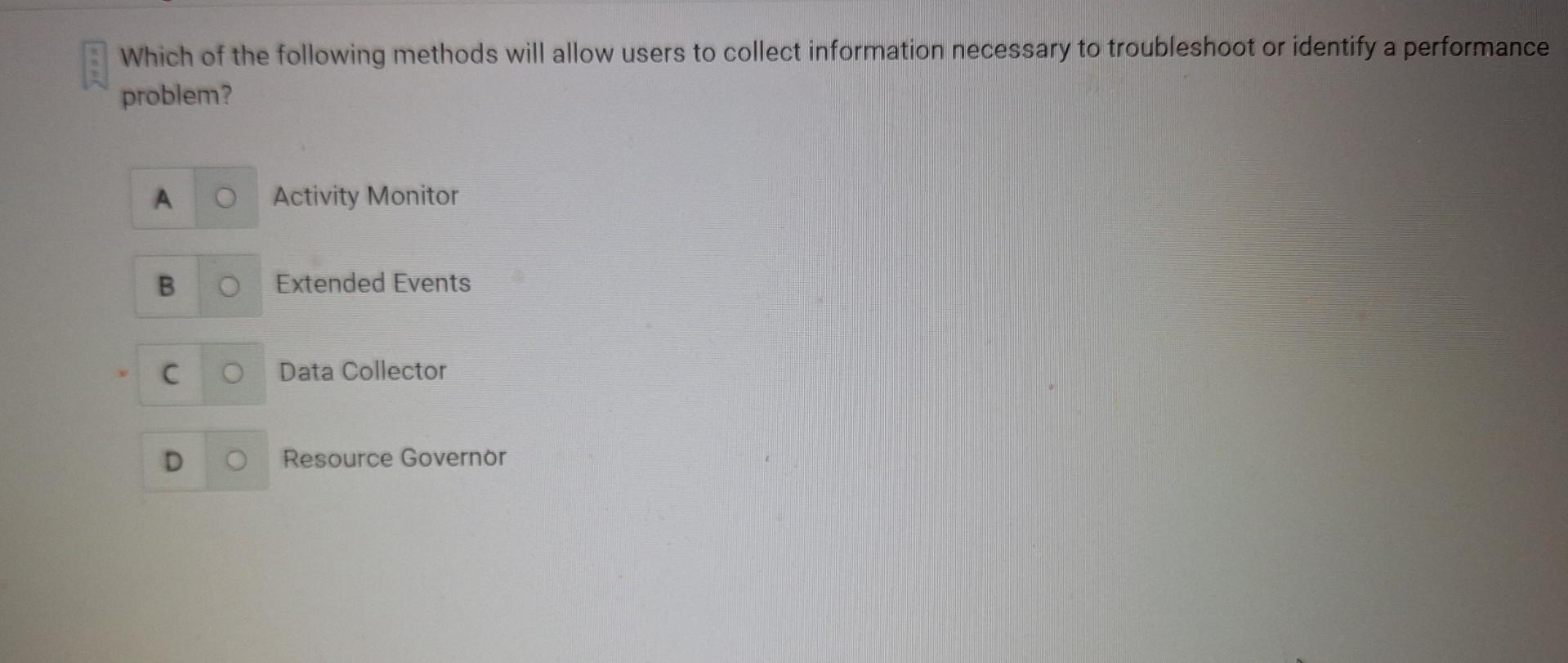 Solved Which of the following methods will allow users to | Chegg.com