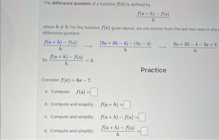 Solved Consider f(x)=4x2+2x−38. a. Compute: f(a)= b. Compute | Chegg.com