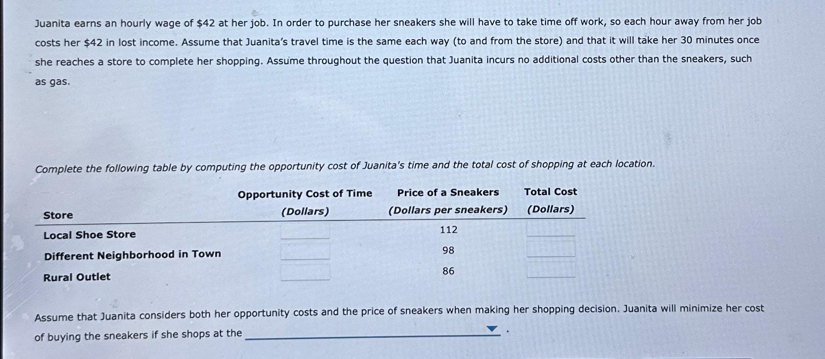 Solved Juanita earns an hourly wage of $42 ﻿at her job. In | Chegg.com