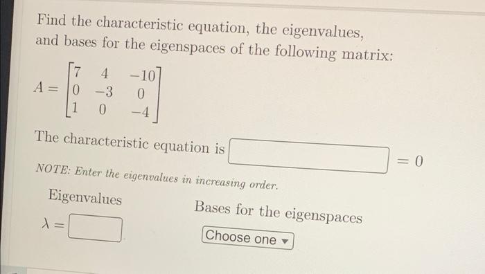 Solved Confirm by multiplication that x is an eigenvector of | Chegg.com