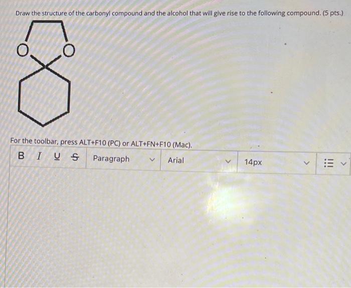 Solved Draw the structure of the carbonyl compound and the | Chegg.com