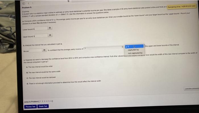 Solved + webwork ucalgary.ca Problem 6. (3 points) A student | Chegg.com