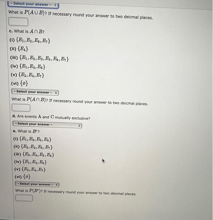 Solved Suppose that we have a sample space | Chegg.com