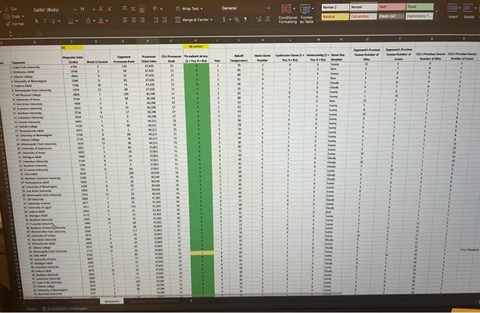 Use the regression model to make predictions for Year | Chegg.com