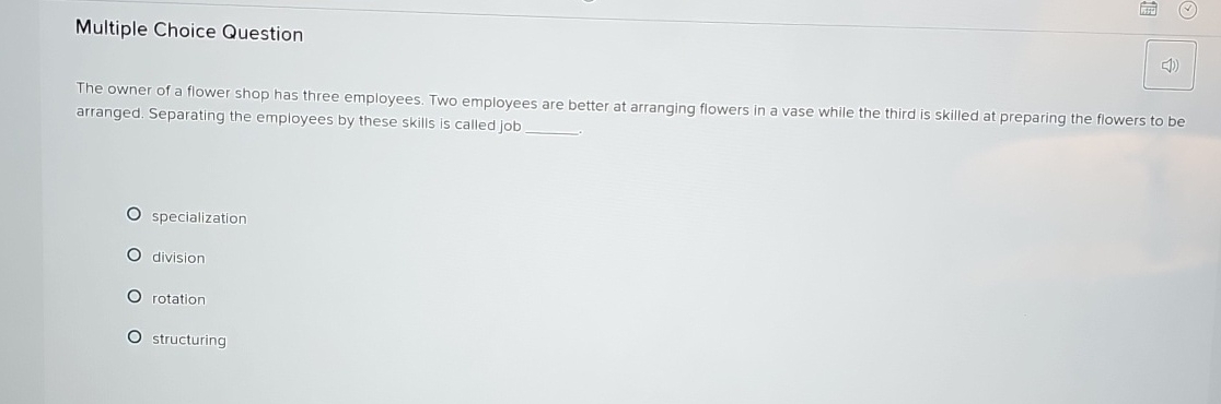 Solved Multiple Choice Questionthe Owner Of A Flower Shop Chegg