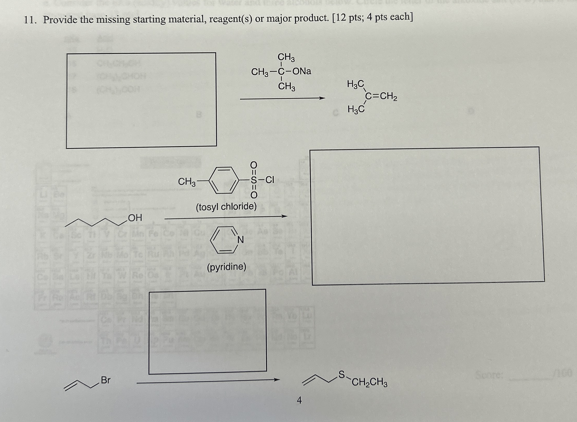 Solved Provide the missing starting material, reagent(s) ﻿or | Chegg.com
