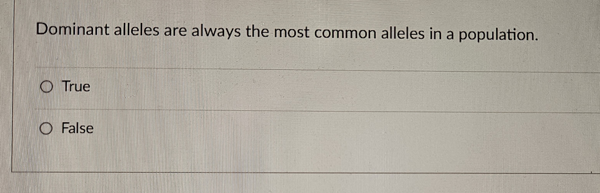 Solved Dominant alleles are always the most common alleles | Chegg.com