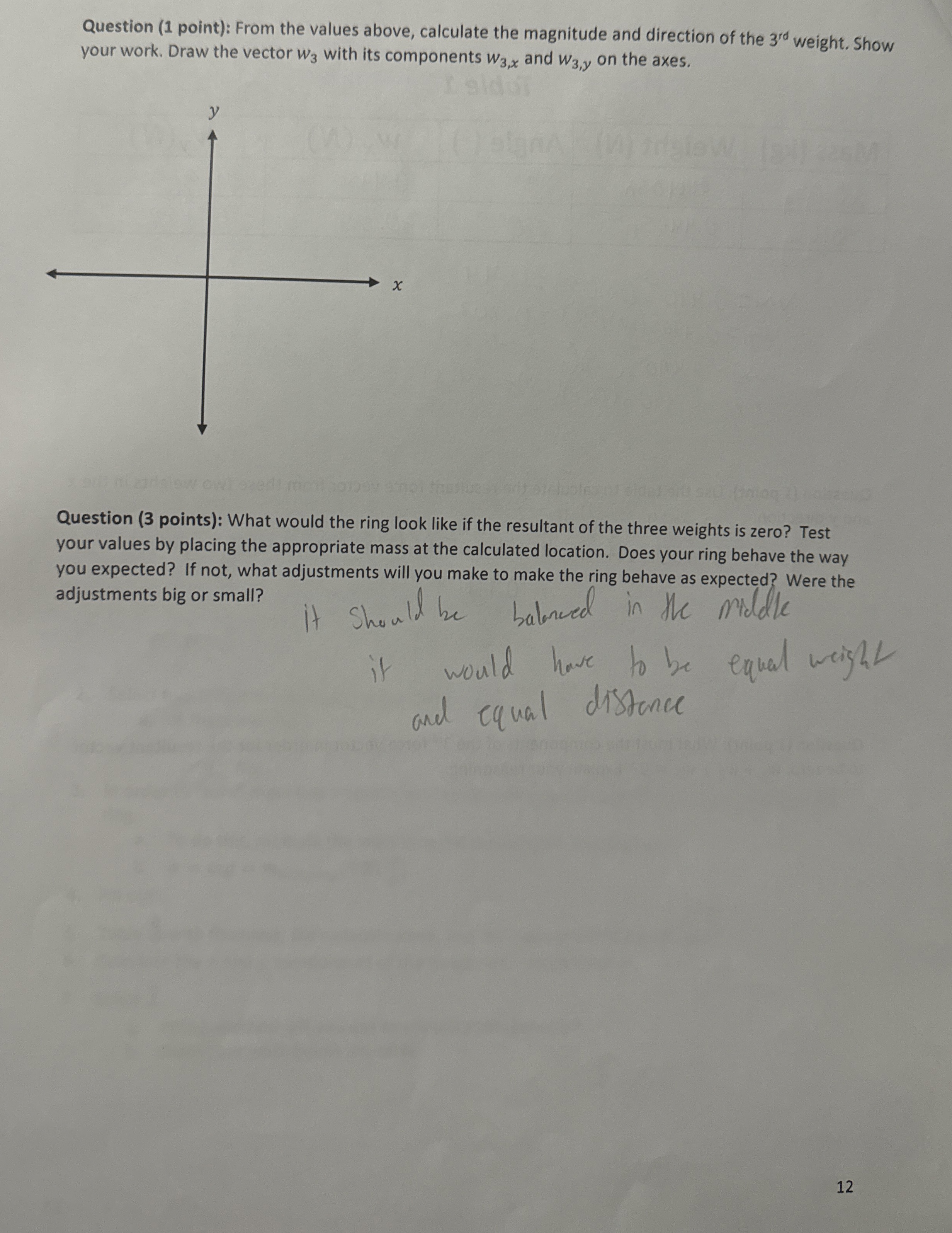 Solved Activity 1-2: Components From VectorsIn order to | Chegg.com
