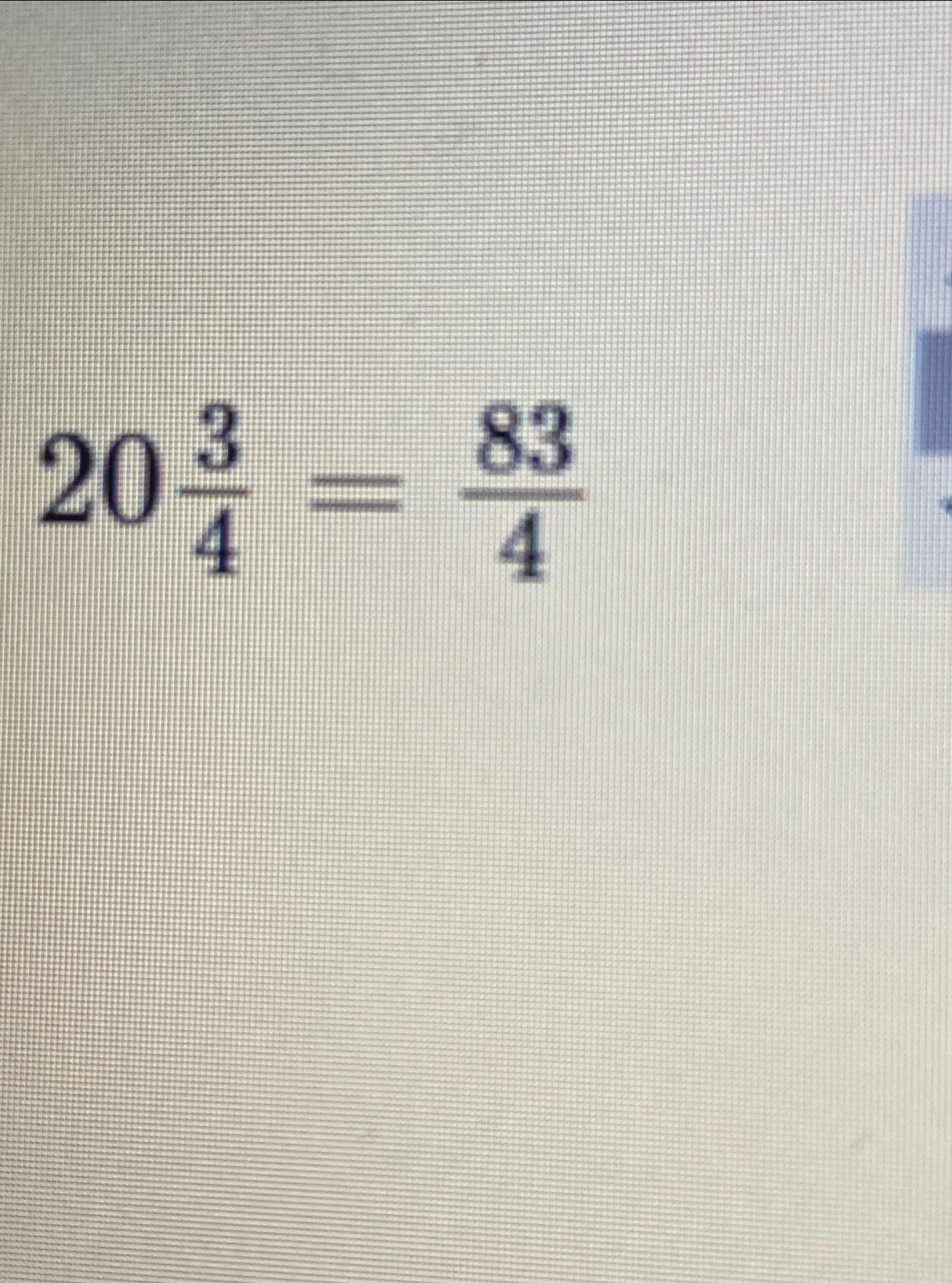Solved 2034=834 | Chegg.com