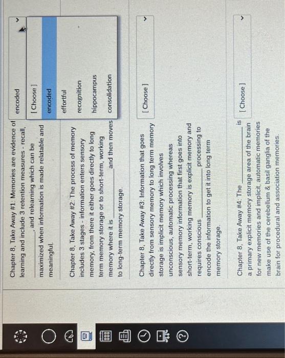 Solved Chapter 8, Take Away #4: The is a primary explicit | Chegg.com