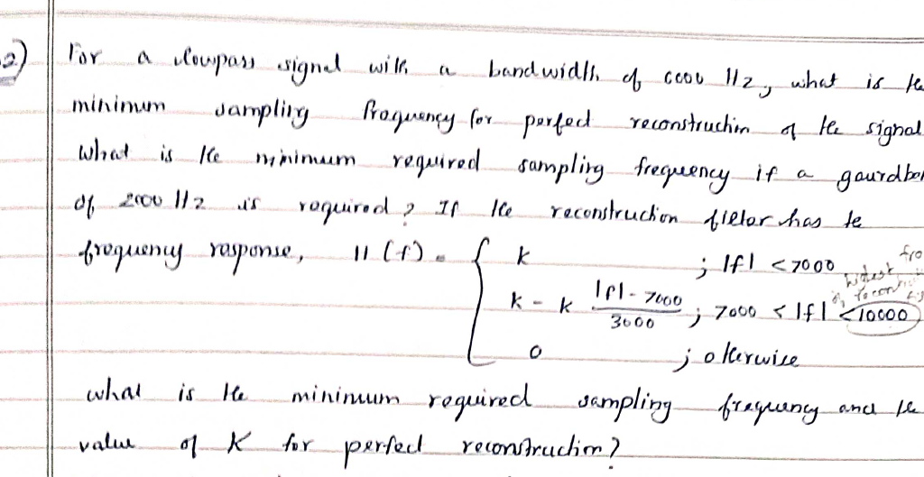 Solved 2.) ﻿For a loopases signal witr a bandwidth. of | Chegg.com
