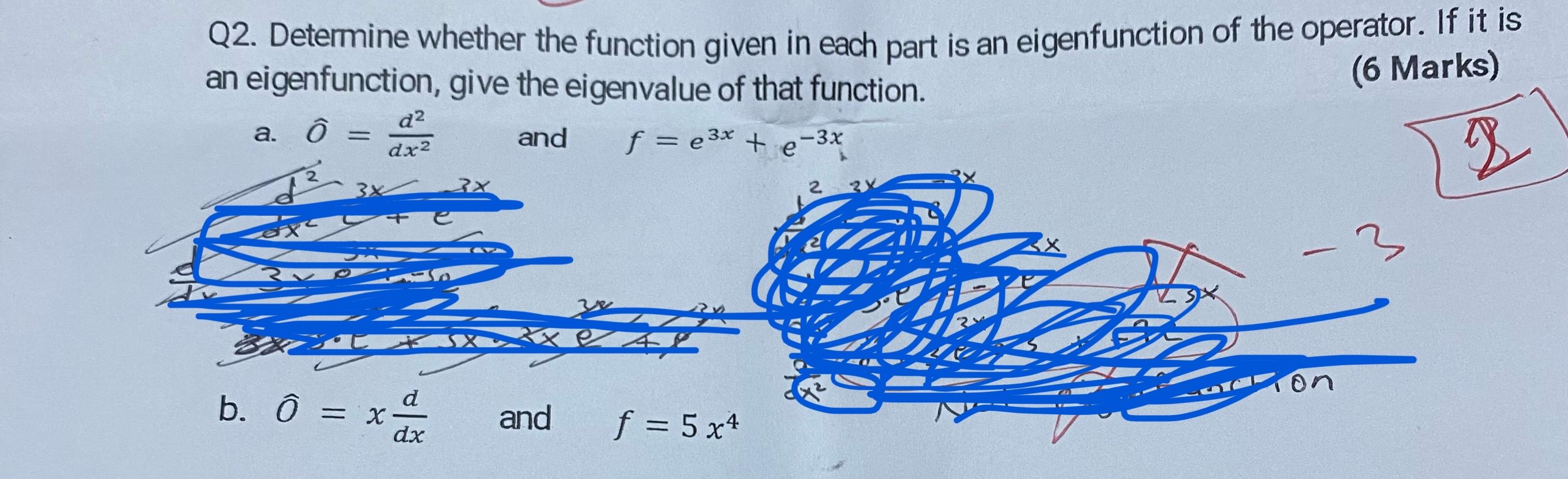 Solved Q2. ﻿Determine whether the function given in each | Chegg.com