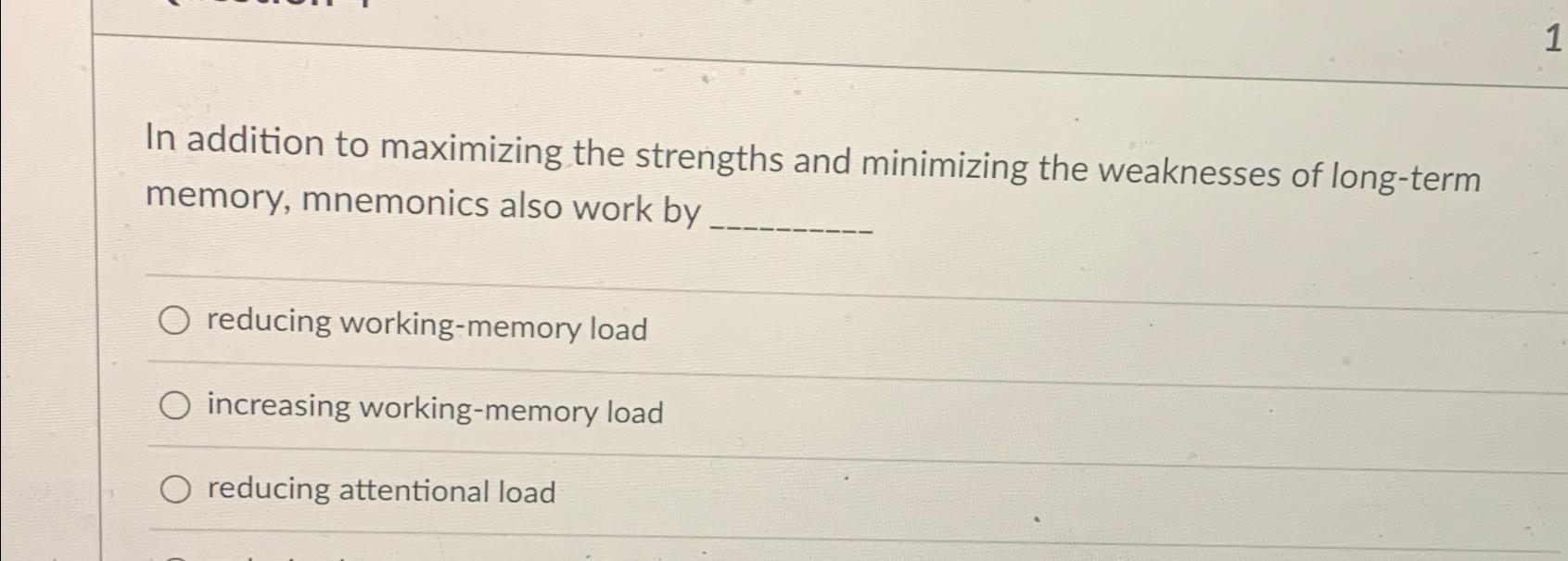 Solved In addition to maximizing the strengths and | Chegg.com