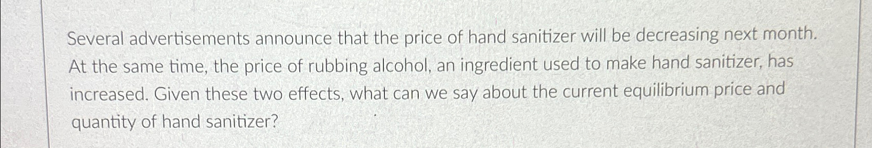 Solved Several advertisements announce that the price of | Chegg.com