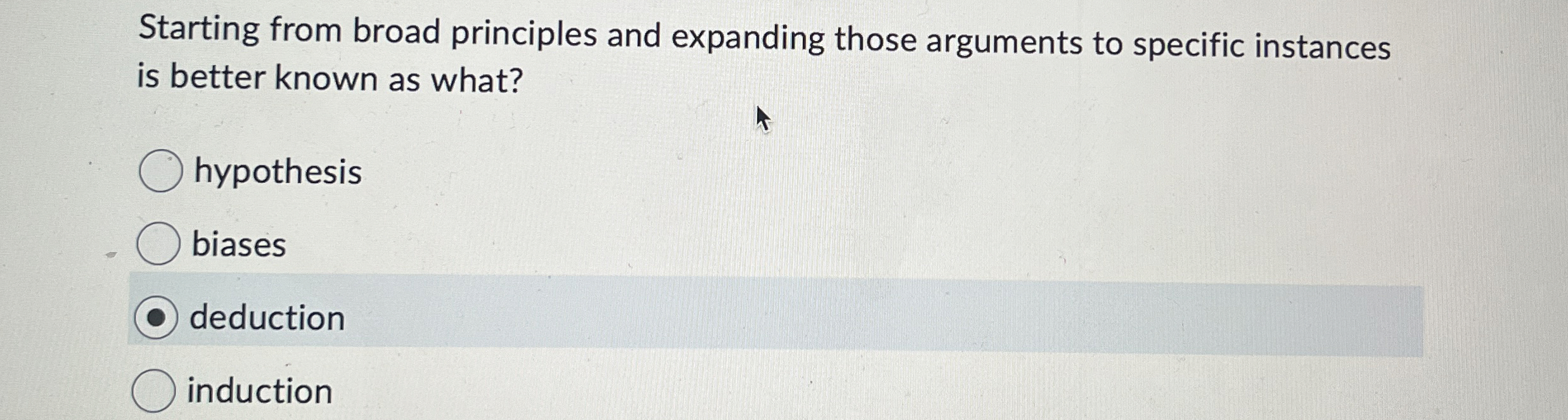 Solved Starting from broad principles and expanding those | Chegg.com