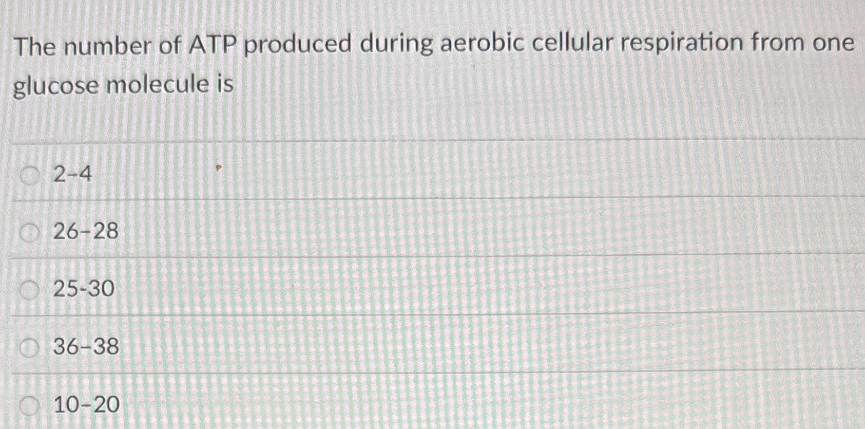 High Quality SOLUTION The number of ATP produced during aerobic ...