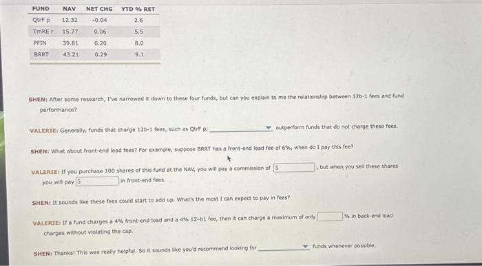 Solved SHEN: After some research, I've narrowed it down to | Chegg.com