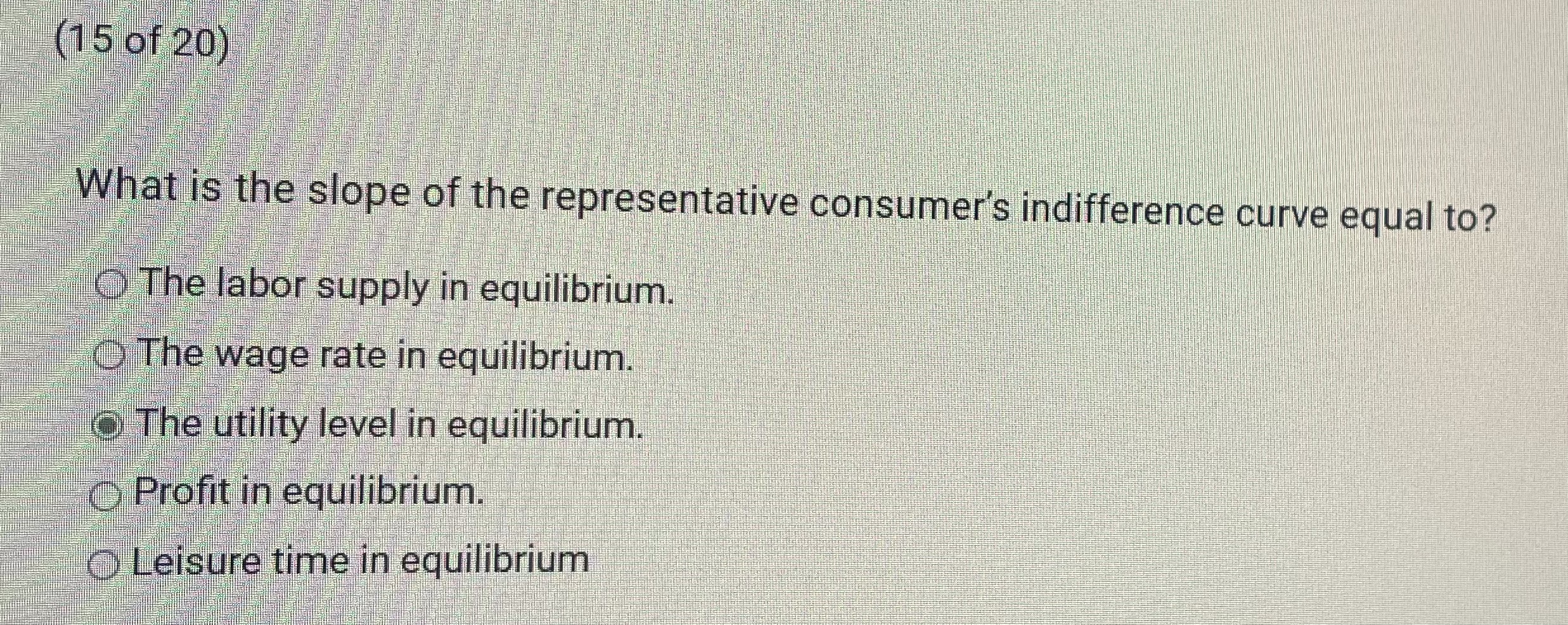 Solved (15 ﻿of 20)What is the slope of the representative | Chegg.com