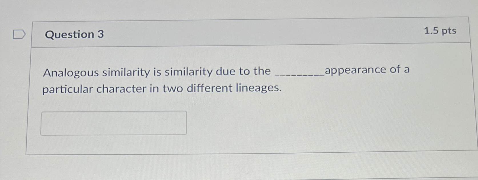 Solved Question 31.5ptsAnalogous similarity is similarity | Chegg.com