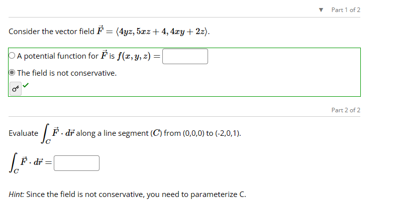 Solved Consider the vector field | Chegg.com