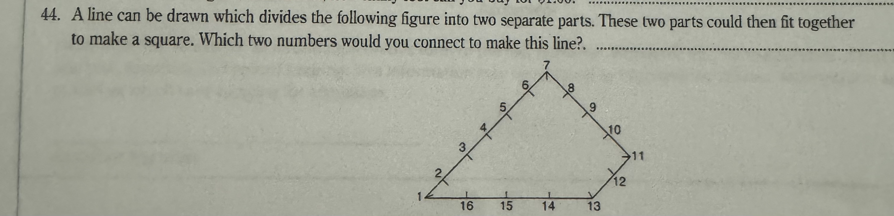Solved A line can be drawn which divides the following | Chegg.com