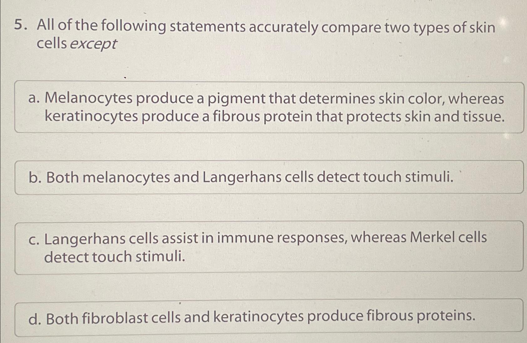 Solved All of the following statements accurately compare | Chegg.com