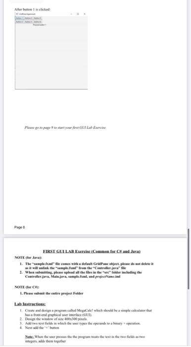 Solved CI- Creating an Example GUI program Creating Window | Chegg.com