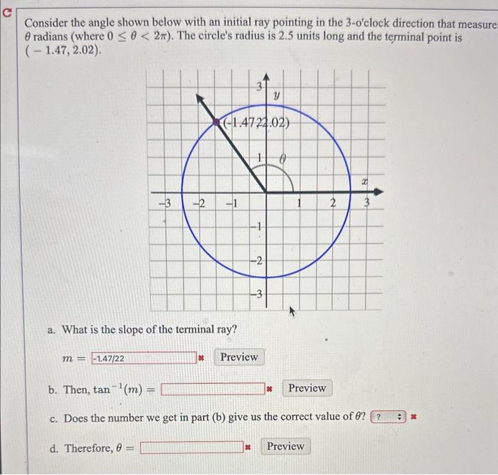 Solved Consider the angle shown below with an initial ray | Chegg.com