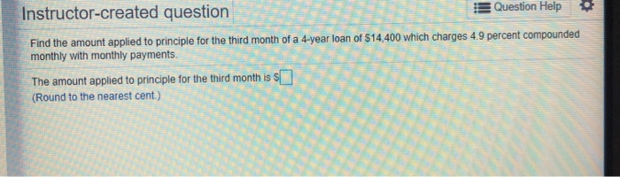 Solved Instructor-created question Question Help Find the | Chegg.com
