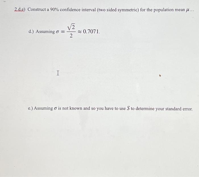 Solved 2.) The table above gives 20 data values for the | Chegg.com