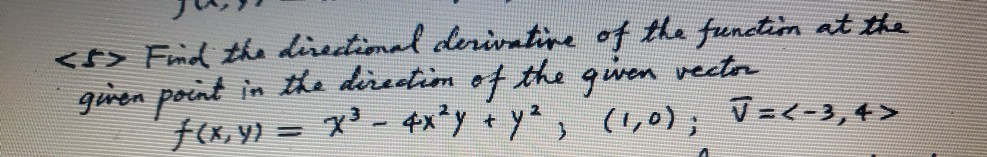 Solved find the directional derivative of the function at | Chegg.com