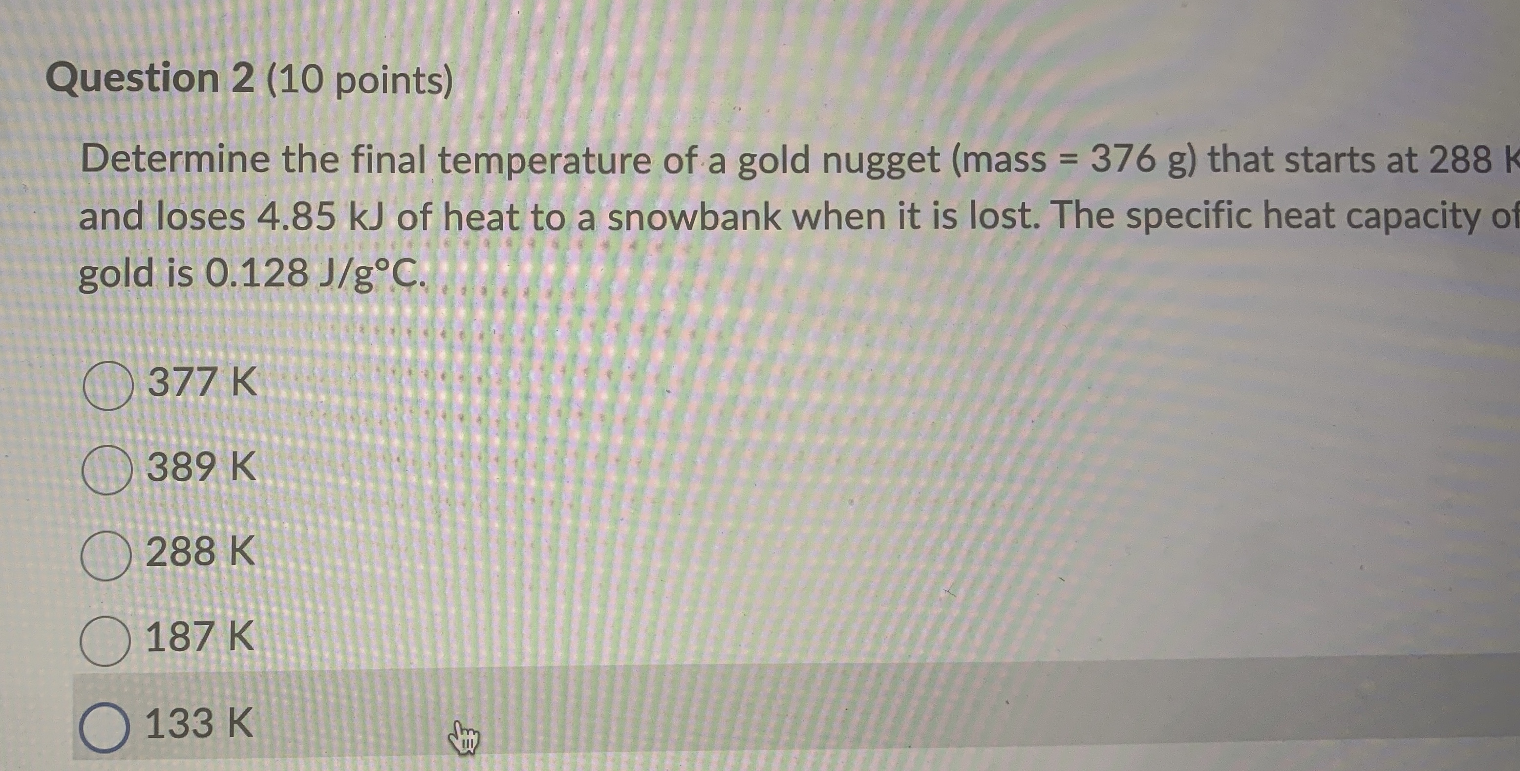 Solved Question 2 (10 ﻿points)Determine the final | Chegg.com