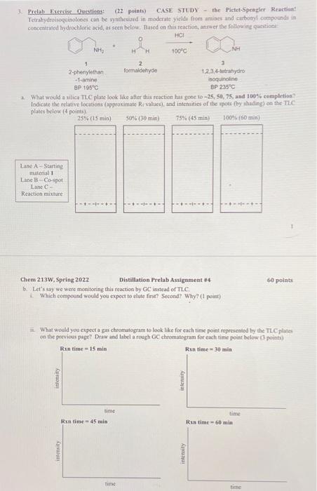 Solved 3. Prelab Exercise Questions: (22 points) CASE STUDY | Chegg.com