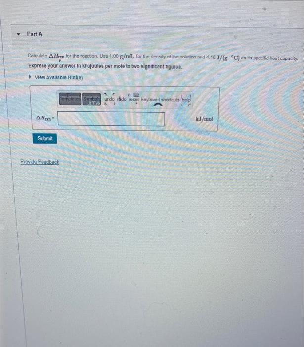 Solved Calculations Involving Specific Heat Capacity The | Chegg.com