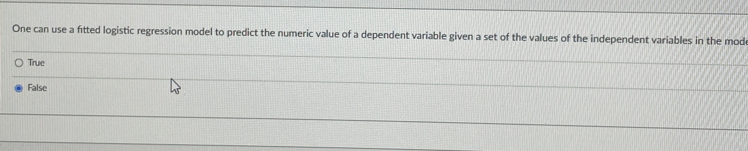 Solved One can use a fitted logistic regression model to | Chegg.com