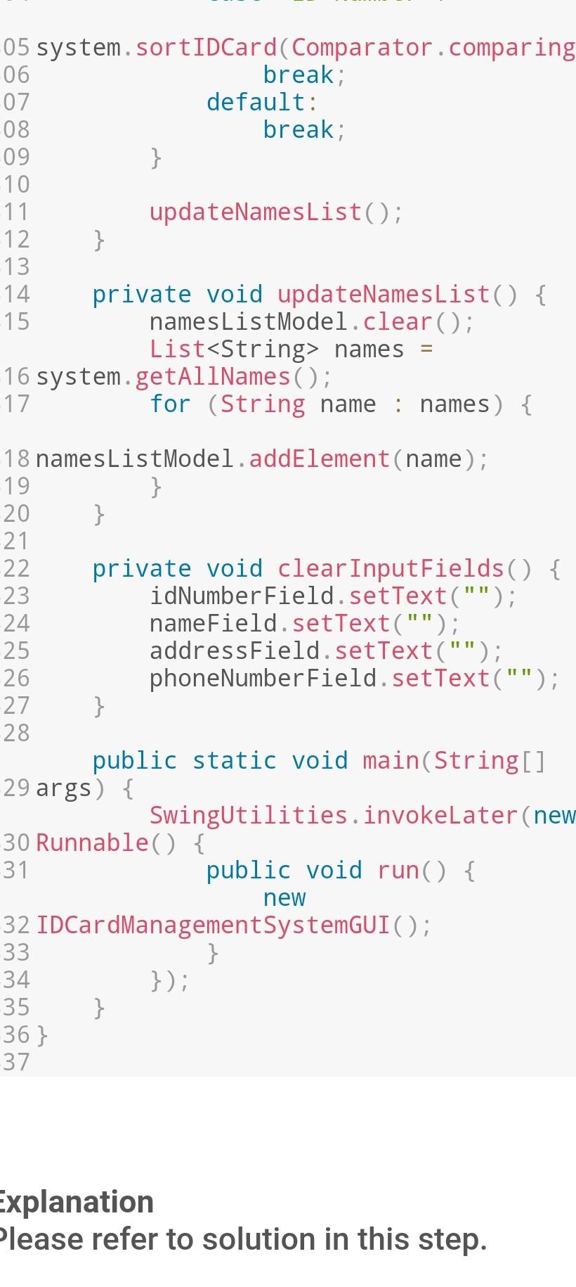 Solved import java.awt.*; import java.awt. event. | Chegg.com