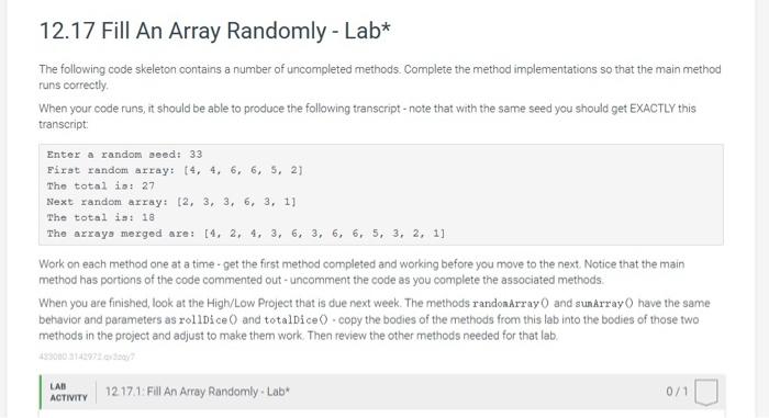 Solved The following code skeleton contains a number of | Chegg.com