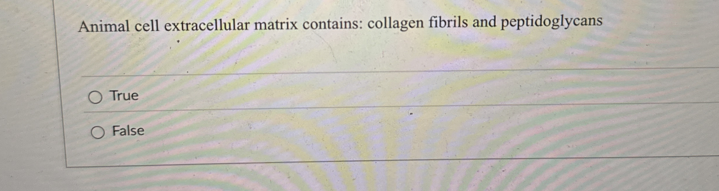 Animal cell extracellular matrix contains: collagen | Chegg.com