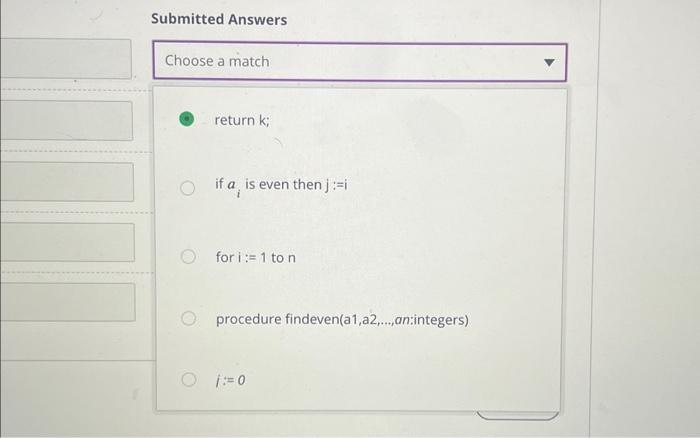 Solved Match the steps so that they are in order in a list | Chegg.com