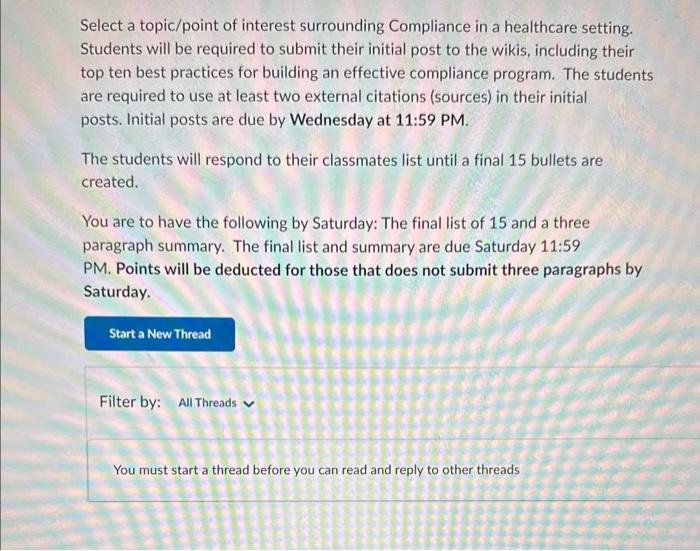 Solved This is a collaborative assignment on the subject of | Chegg.com