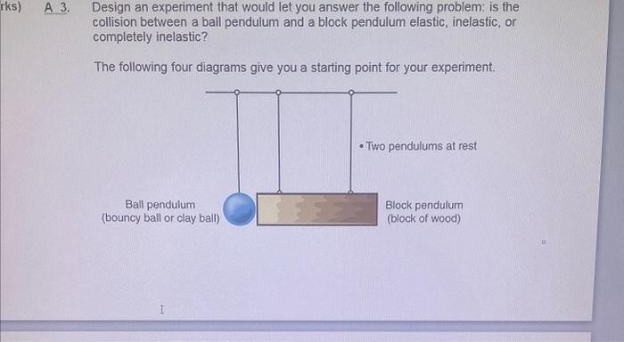 Solved Design an experiment that would let you answer the | Chegg.com
