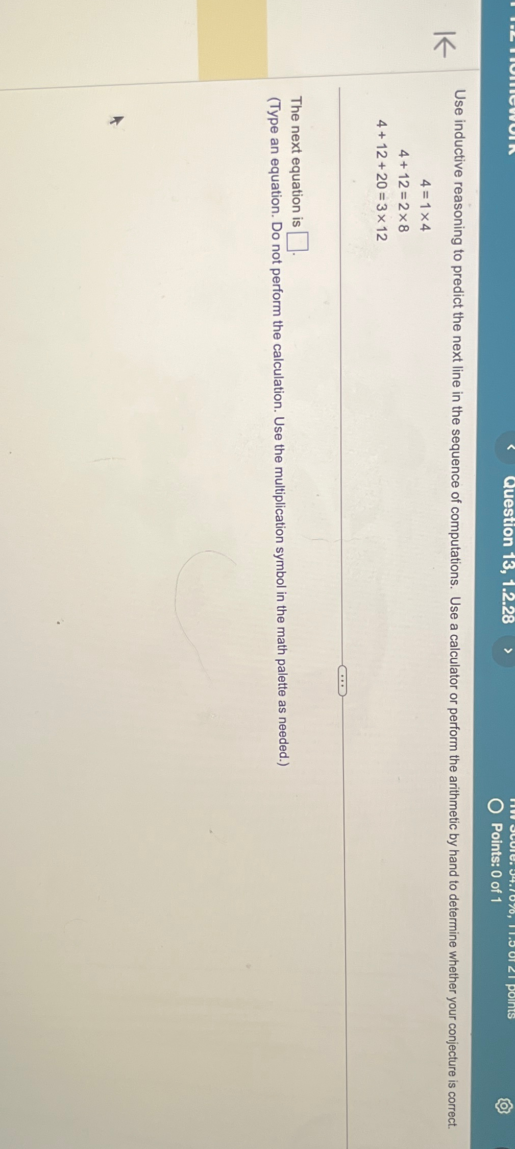 Solved Question 13, 1.2.28Points: 0 ﻿of 1Use inductive | Chegg.com