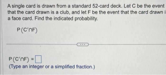 Solved An experiment consists of drawing 1 card from a | Chegg.com